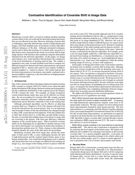 Pdf Contrastive Identification Of Covariate Shift In Image Data