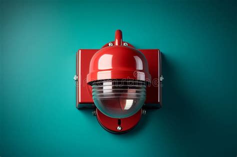 Wall Mounted Fire Alarm Detector With Strobe Light For Visual Alert
