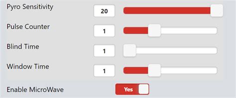 Pir Sensitivity Settings Explained