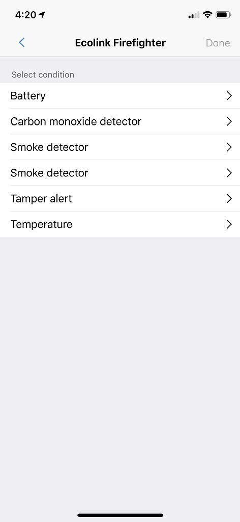 Ecolink Firefighter For Automations In New App Smartthings Samsung