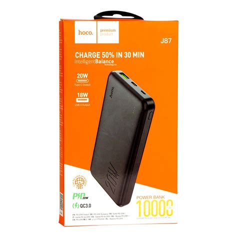Power Bank HOCO 10000 mAh Carga rapida 20W - Toda Tecnología