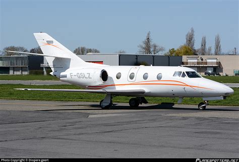 F Gslz Private Dassault Falcon 10 Photo By Diopere Geert Id 598395