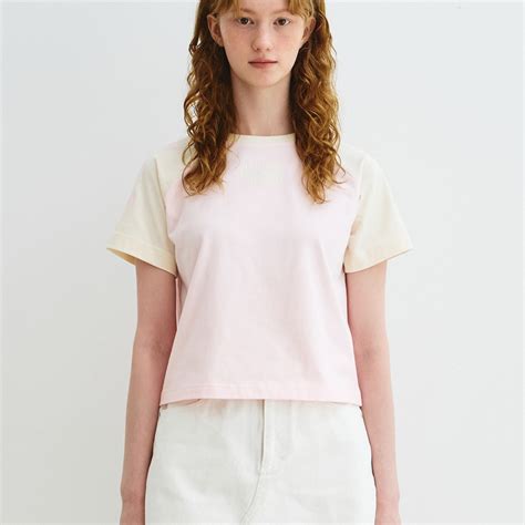 Marithe Francois Girbaud Daisy X Marithe W Flower Crop Tee Pink