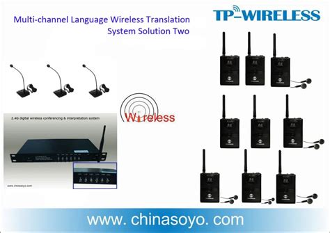 2 4ghz Rf Digital Wireless Simultaneous Multi Channel Interpretation Translation Conference