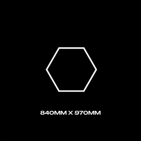 1pc Hexagon Grid Standard Smg Hexagon