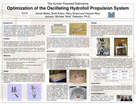 Ppt Optimization Of The Oscillating Hydrofoil Propulsion System