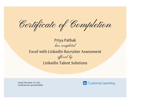 Priya Pathak On Linkedin Linkedincertified