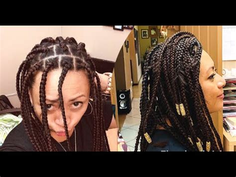 Asian Filipina Gets Hair Braided For The First Time Box Braids Youtube