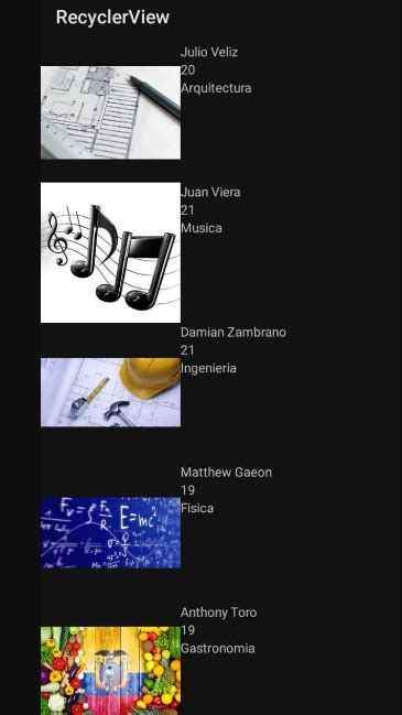 GitHub Xavinavi RecyclerView