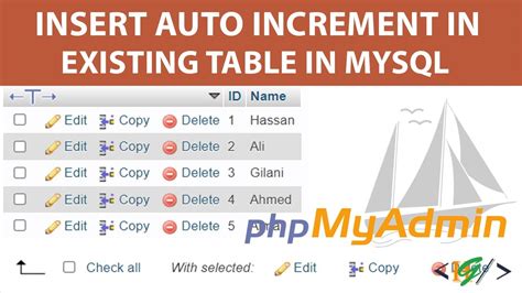 Mysql Add Primary Key To Existing Table Auto Increment Id