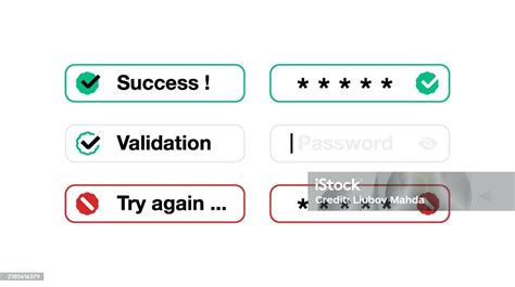 Password Input Field Secure Password Protection Login And Registration