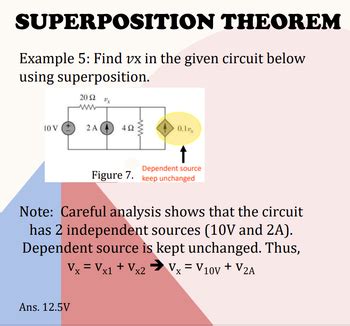 Answered SUPERPOSITION THEOREM Example Find Bartleby