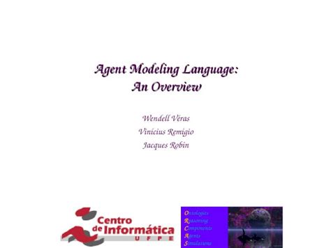 ppt agent modeling language an overview dokumen tips