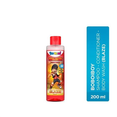 Jual Doremi Boboiboy Shampoo Conditioner Body Wash 200ml Shopee