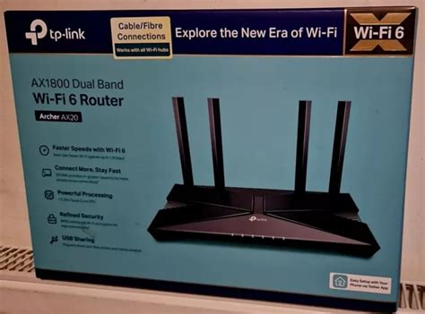 TP LINK NEXT GEN AX1800 Dual Band Wi Fi 6 Router Archer AX20 OneMesh 50 00 PicClick UK