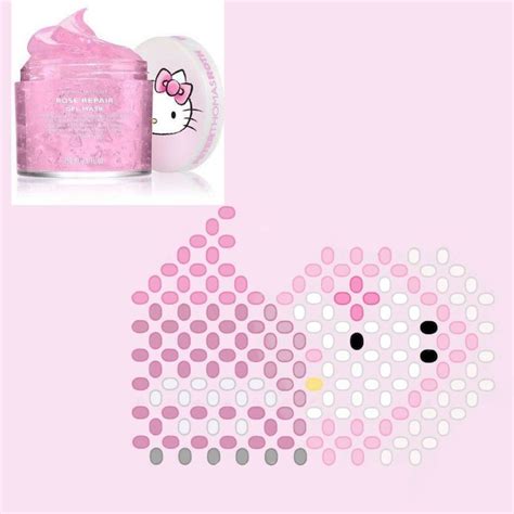 The Hello Kitty Skin Care Product Is Pink And White