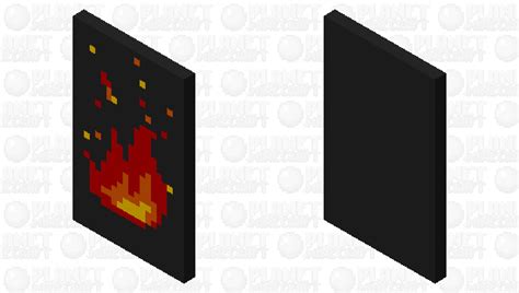 Fire Cape Minecraft Mob Skin
