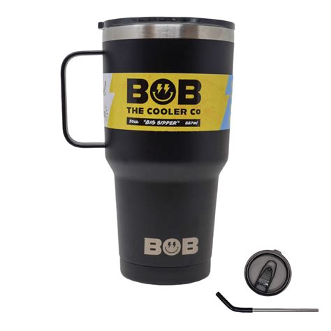 Bob The Cooler Co 30oz The Big Sipper Heavy Duty Double Wall Vacuum