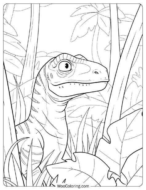 28 Velociraptor Coloring Pages Free Pdf To Print Woo Coloring