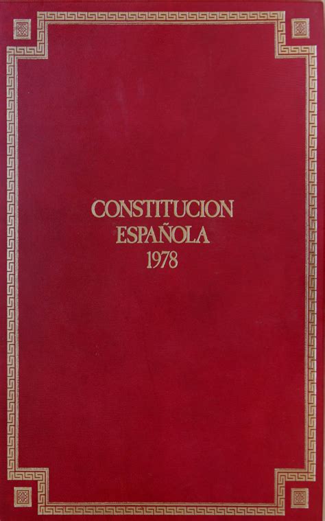 Constitucion EspaÑola De 1978 Magna Edicion De La Constitucion