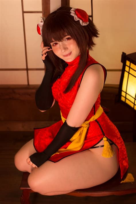Megumin Cosplay Chinese Dress Figure Ver By Neyrodesu Rkonosuba