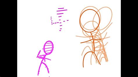 Making A Stickman Fight Scene Procreate Youtube