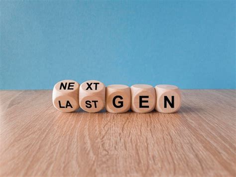 Premium Photo Symbol For The Next Generation Turned A Cube And