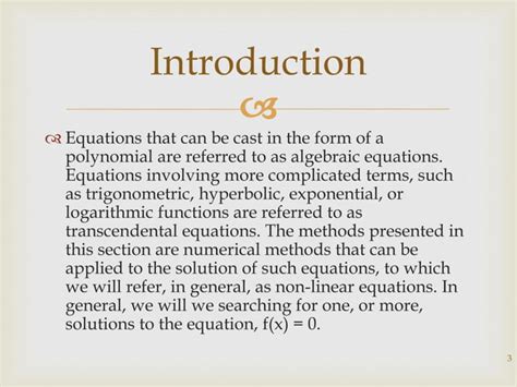 Root Of Non Linear Equations Pptx