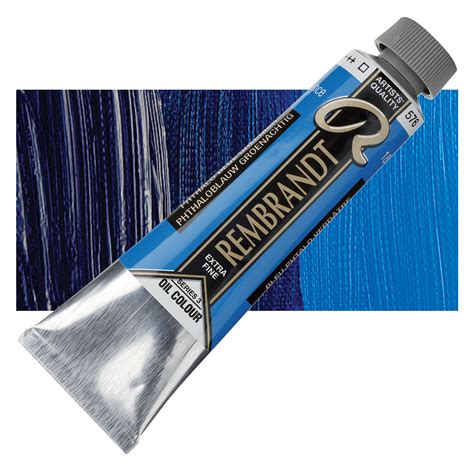 Rembrandt Artists Oil Color Phthalo Blue Greenish 40 Ml Tube