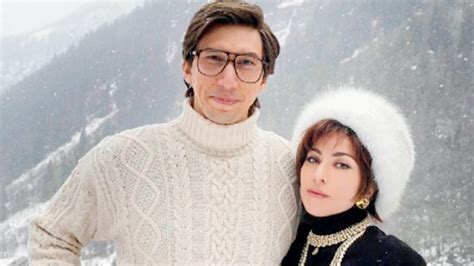 Lady Gaga Adam Driver Post First Look Of House Of Gucci