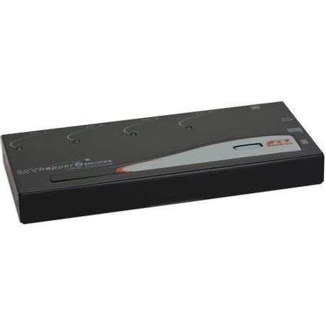 Rextron 4 Port USB KVM Switch With Cables Tool Home