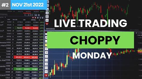 Live Trading How I Traded Choppy Monday Nov Youtube