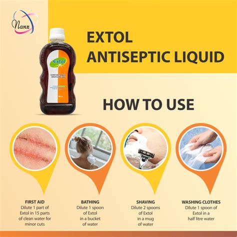 Extol Antiseptic Germicidal Liquid Feature Skin Friendly At Best