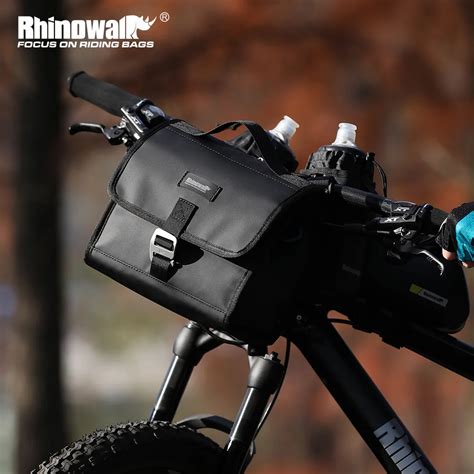 Rhinowalk 자전거 핸들 바 가방 방수 전면 튜브 가방 Mtb 프레임 트렁크 여행 도로 사이클링 가방 자전거