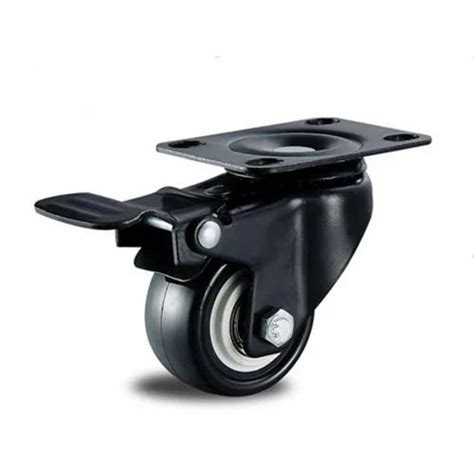 X Rubber Caster Wheels Lock Load Capacity Kg At Piece In Ahmedabad