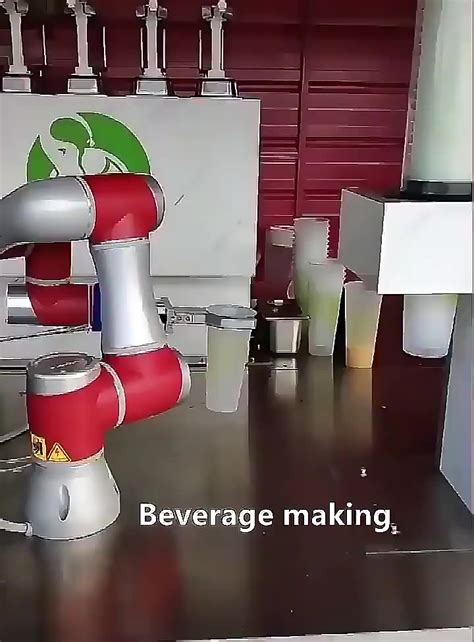 Hot Selling Arm Robot Camera Cobot Robotic Arm Coffee Milk Tea Robot