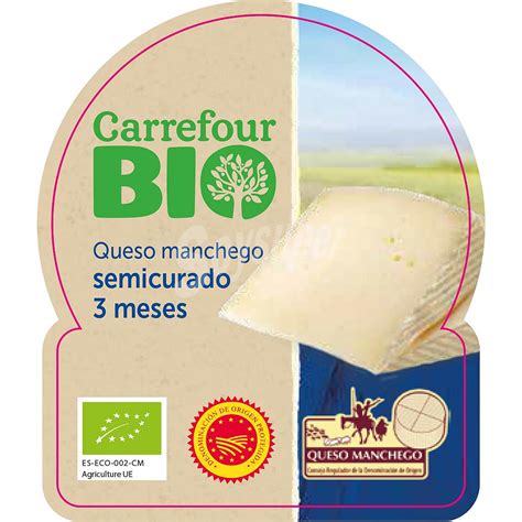 Carrefour Bio Queso de oveja manchego semicurado ecológico Carrefour Bio g