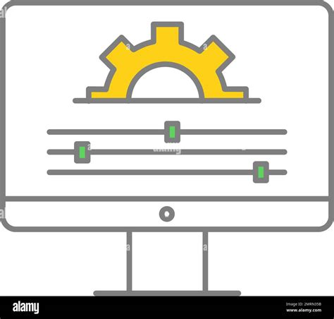 Modification Icon Pc Computer Software Upgrade Vector Design