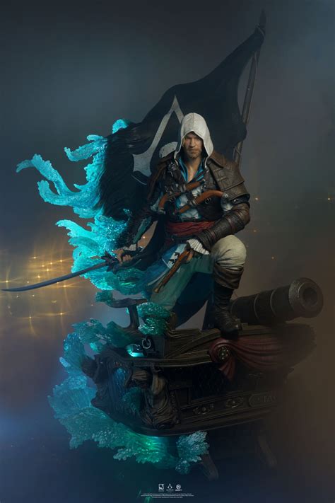 Assassins Creed Black Flag Animus Edward Kenway 14 Scale Statue