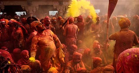 Ap Photos Women With Sticks Perform Indian Festival Ritual The