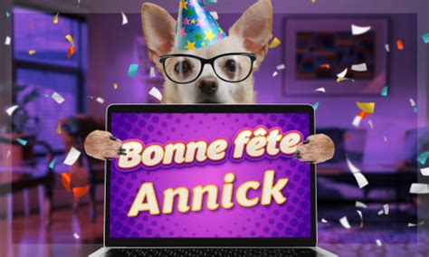 Cartes Bonne Fête Annick 26 Juillet