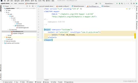 在idea中使用mybatis查询mysql中的数据 idea查询mysql数据库中数据 csdn博客