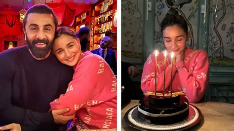 Alia Bhatts 30th Birthday Celebration With Ranbir Kapoor Is All Things