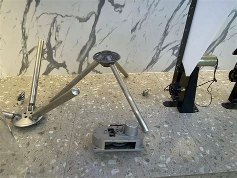 50w 허리 높이 자동 3각 회전식 십자문 304번 게이트 스테인레스 강