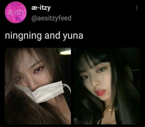 Kpop Kpoptweets Aespa Ningning Itzy Yuna Kpop Itzy Tweet