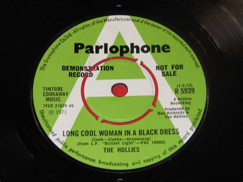 The Hollies Long Cool Woman In A Black Dress 1972 Vinyl Discogs