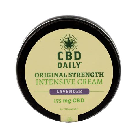 Cbd Daily Intensive Cream Original Strength Lavender 175 Mg Shop