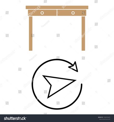 Set Simple Icons Table Arrows Stock Vector Royalty Free 1535070425 Shutterstock