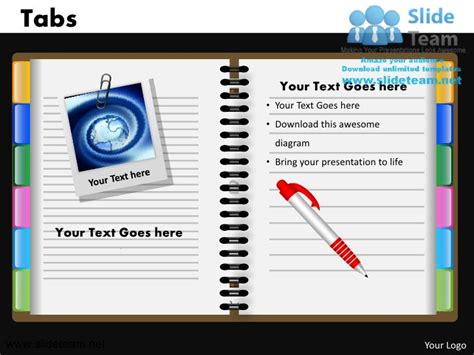 Tabs Powerpoint Presentation Templates