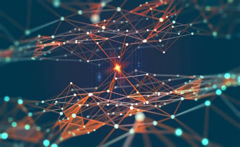 Global Network Blockchain 3D Illustration Neural Networks And